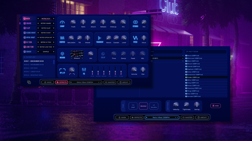 Prism Retro Pop Drums | Kontakt Instrument | Drum Sample Pack - Ava ...